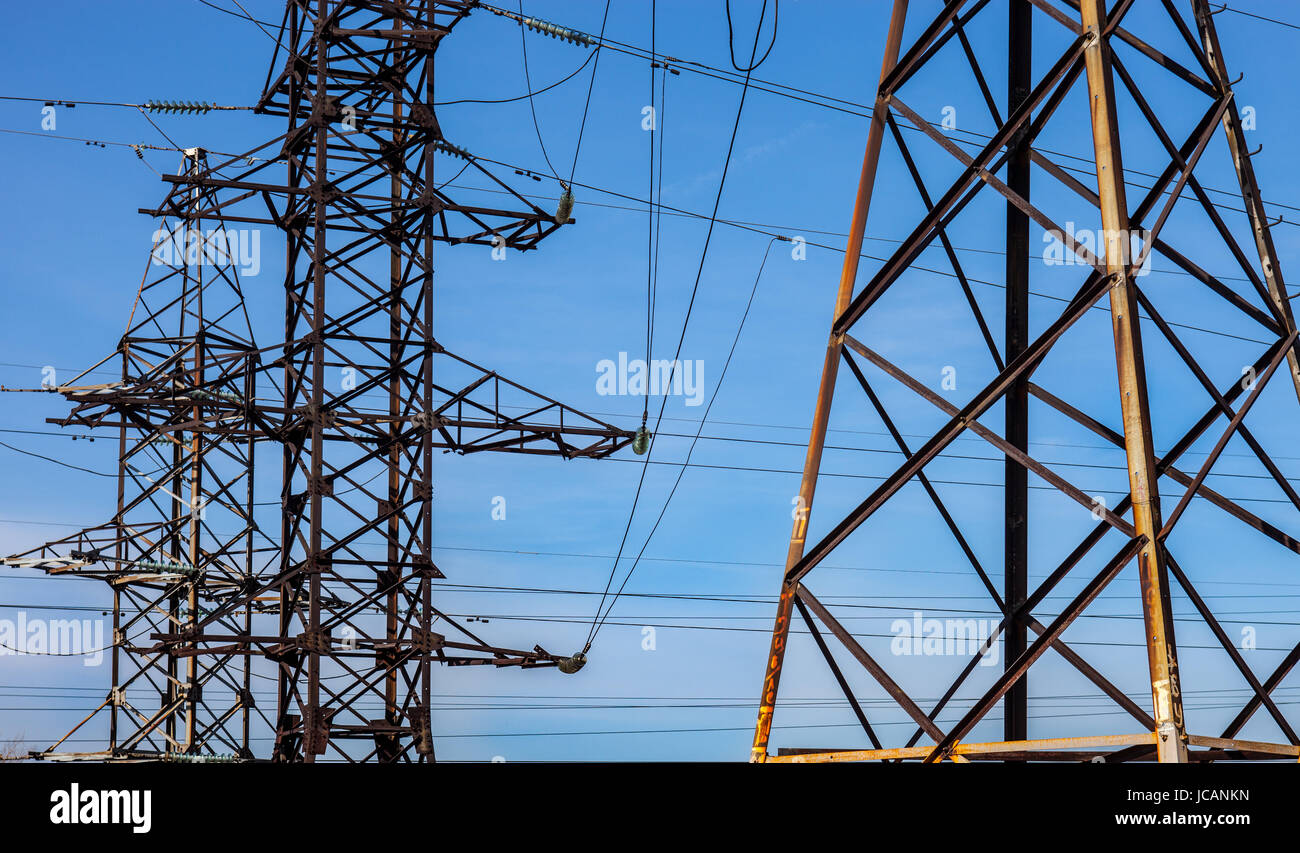 Pylons framework background hi-res stock photography and images - Alamy