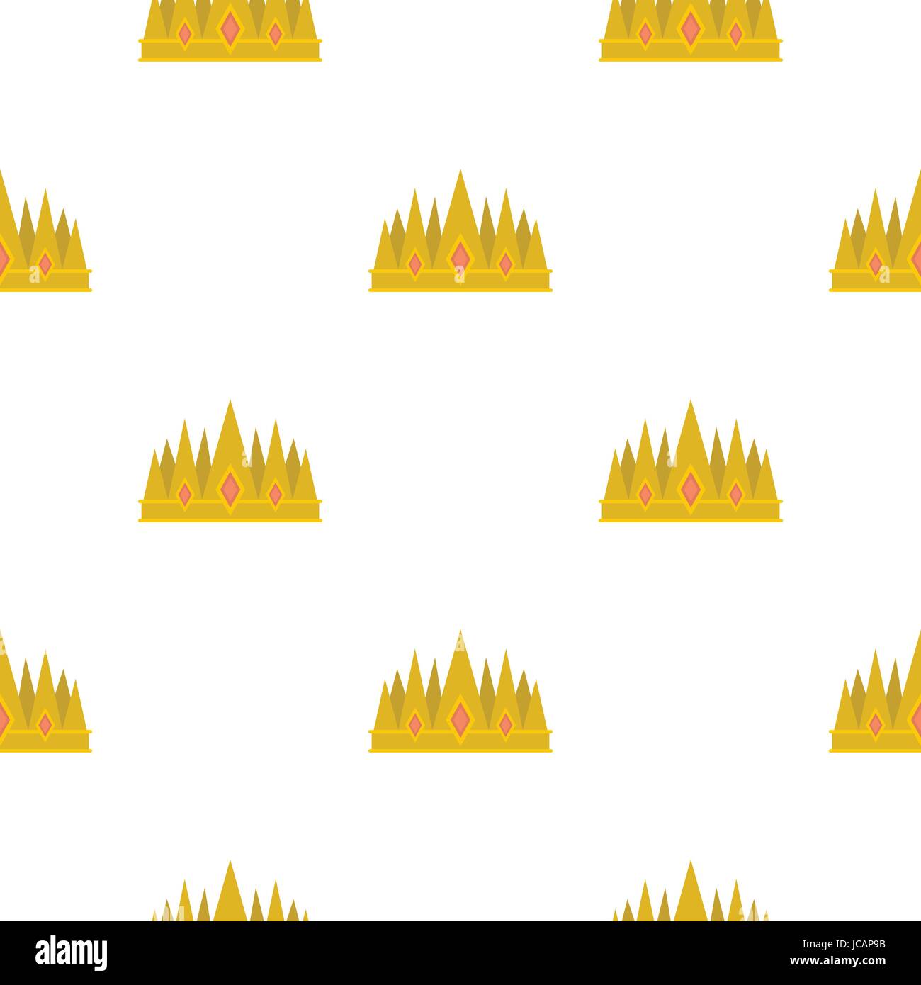 Crown pattern flat Stock Vector Image & Art - Alamy