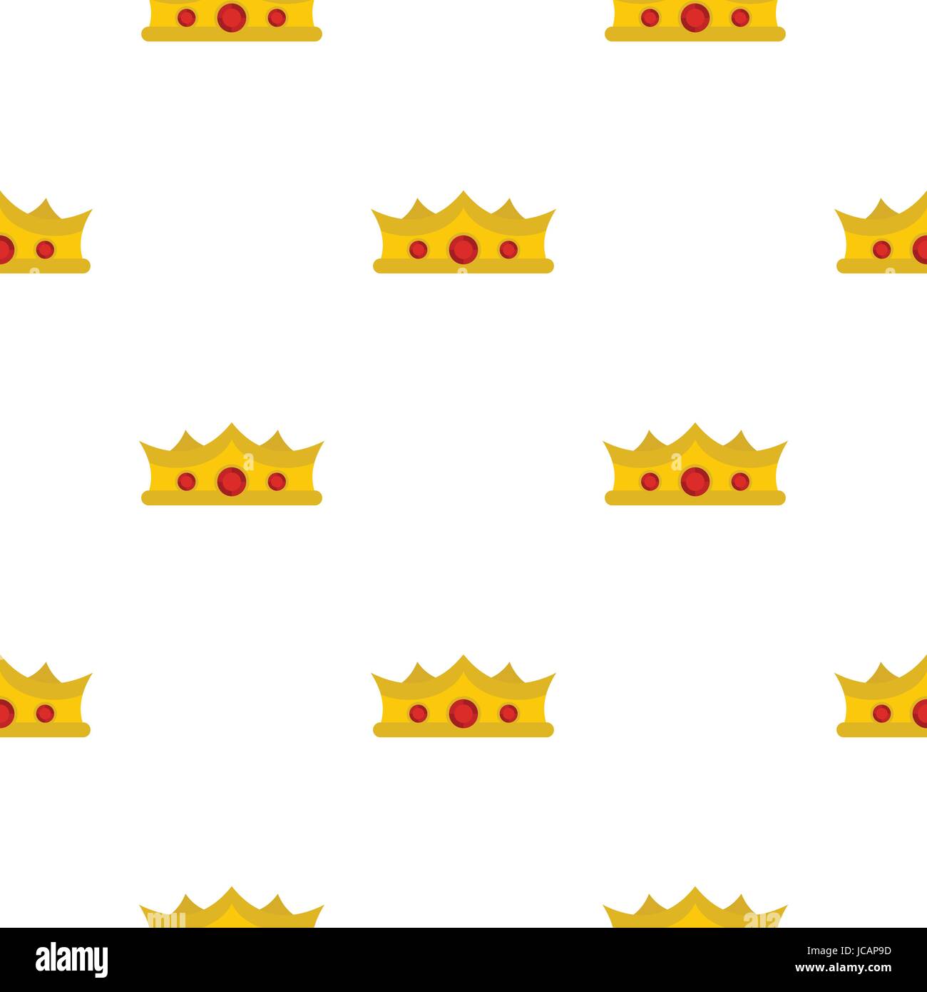 King crown pattern flat Stock Vector Image & Art - Alamy