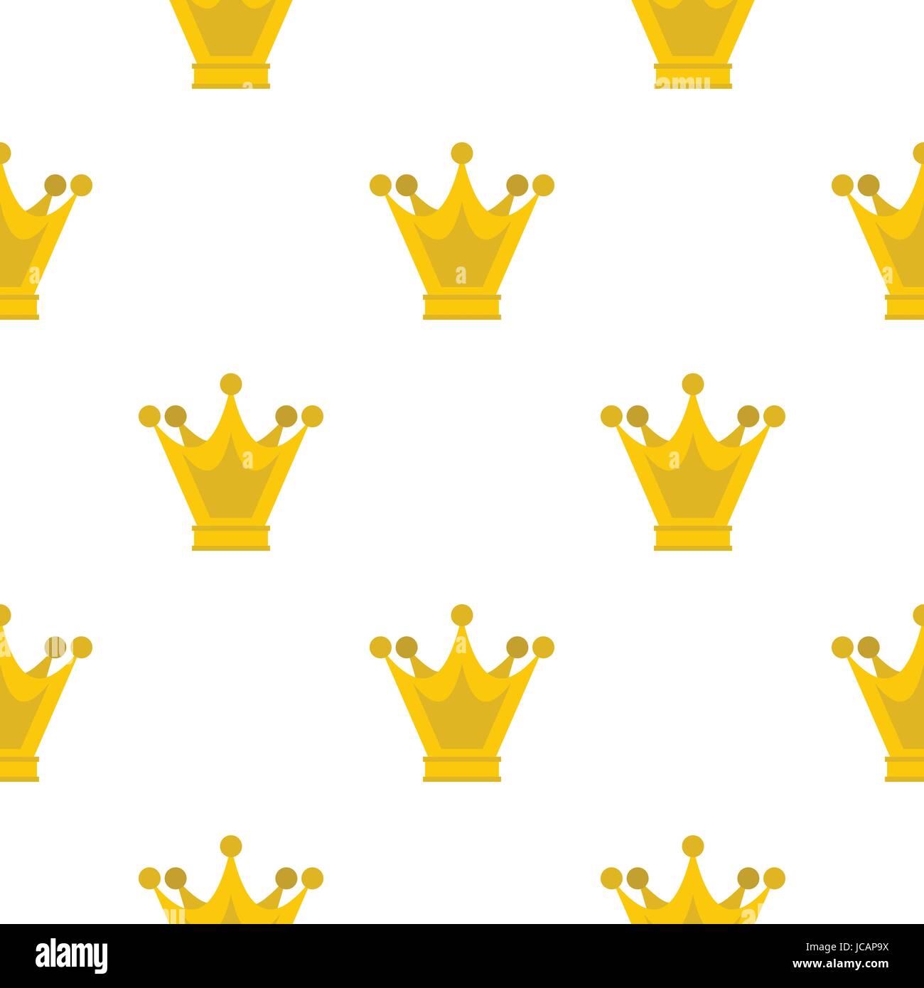 Princess crown pattern flat Stock Vector Image & Art - Alamy