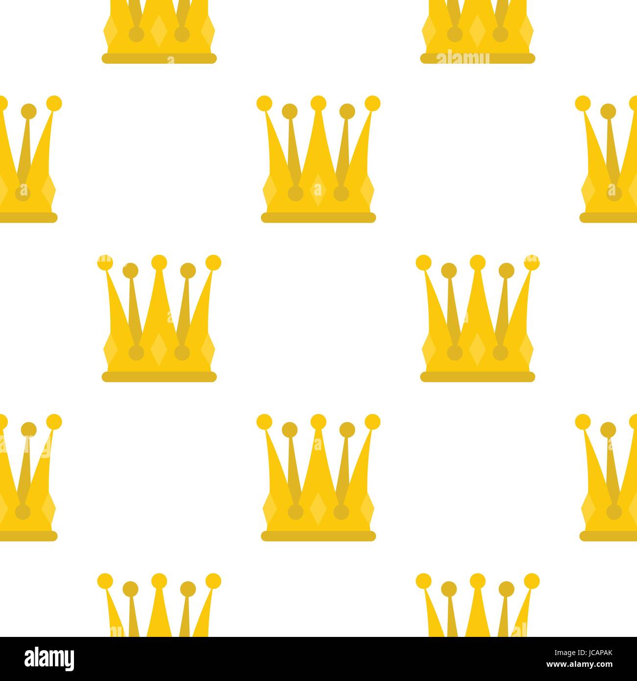 Kingly crown pattern flat Stock Vector Image & Art - Alamy