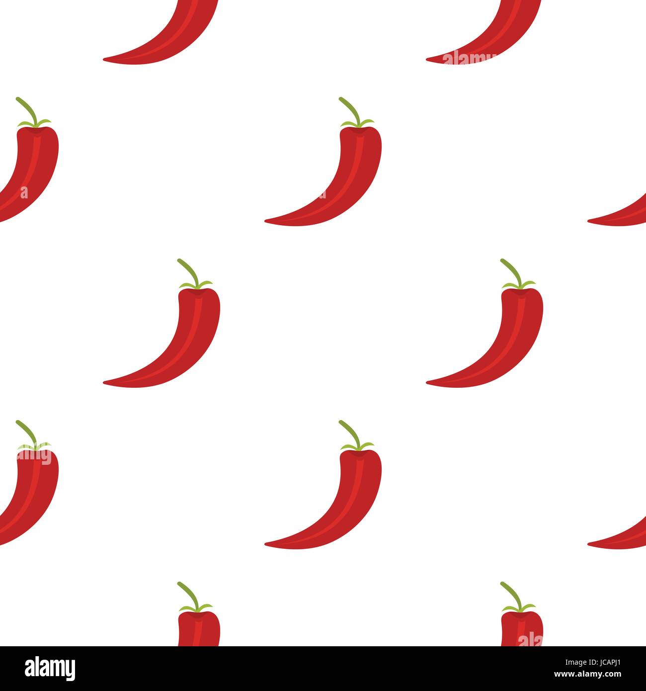 Red hot chili pepper pattern flat Stock Vector Image & Art - Alamy