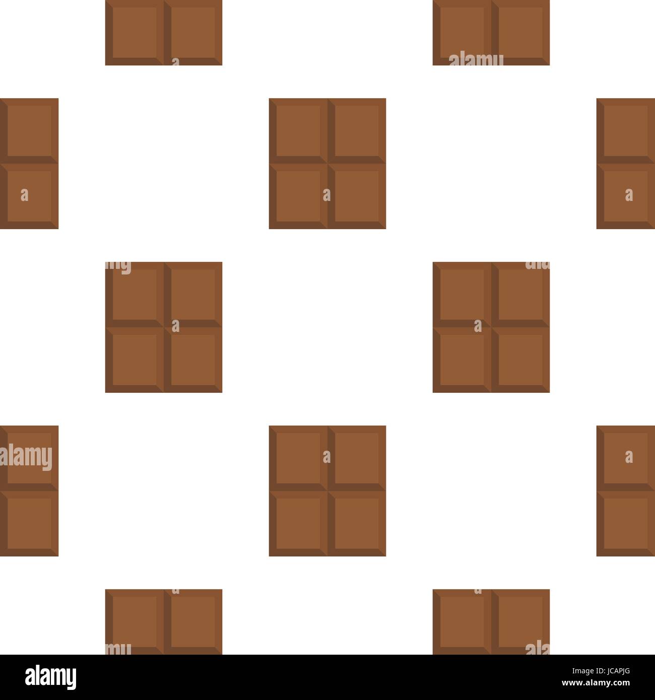 Dark milk chocolate bar pattern flat Stock Vector Image & Art - Alamy