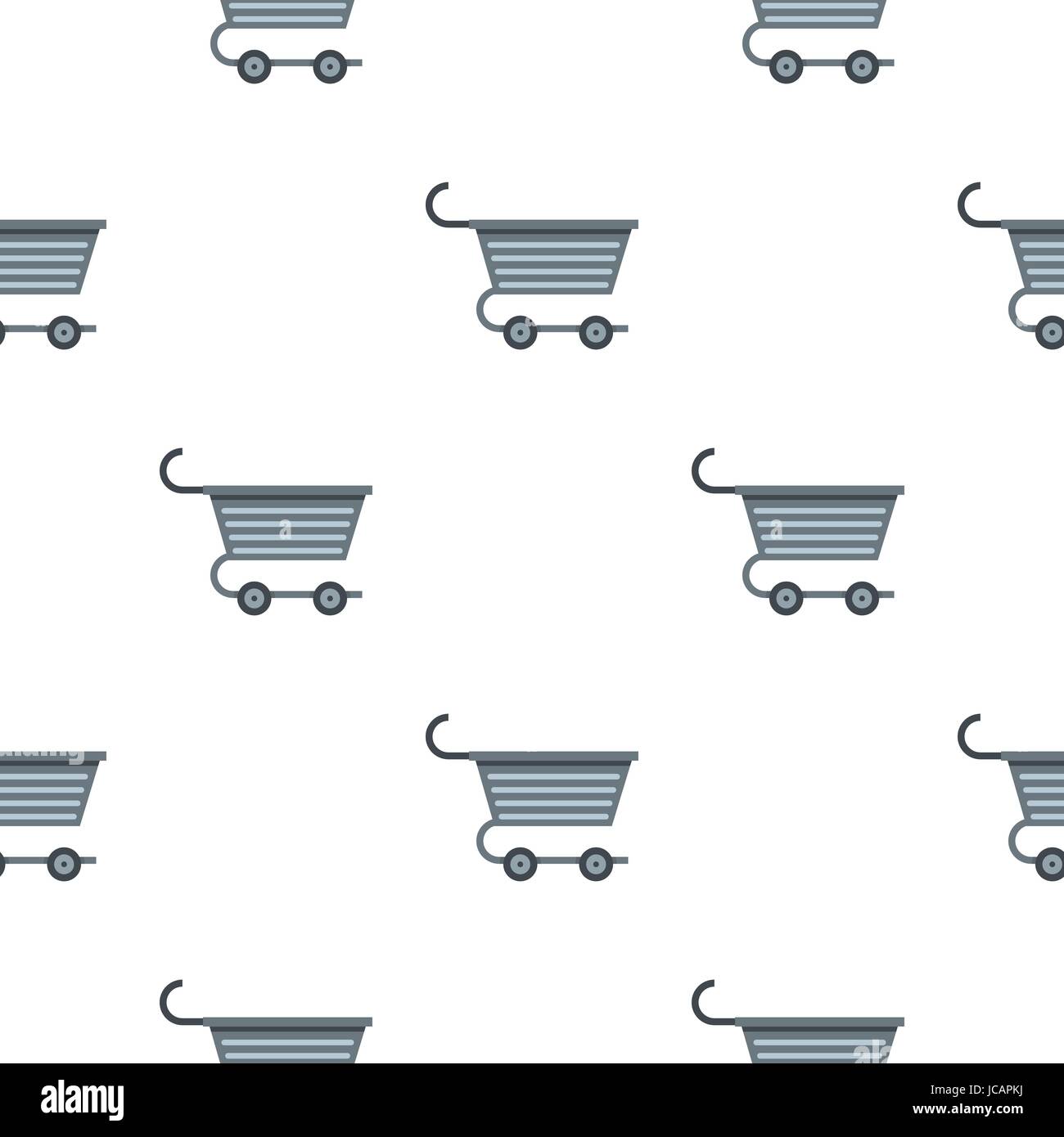 Metal trolley pattern flat Stock Vector Image & Art - Alamy