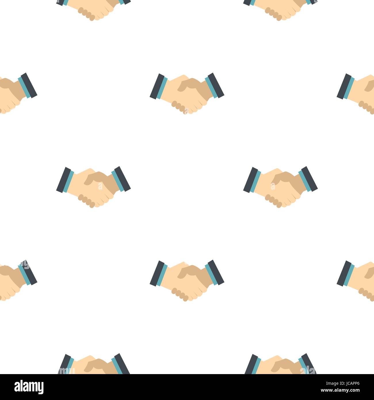 Handshake, pattern flat Stock Vector Image & Art - Alamy