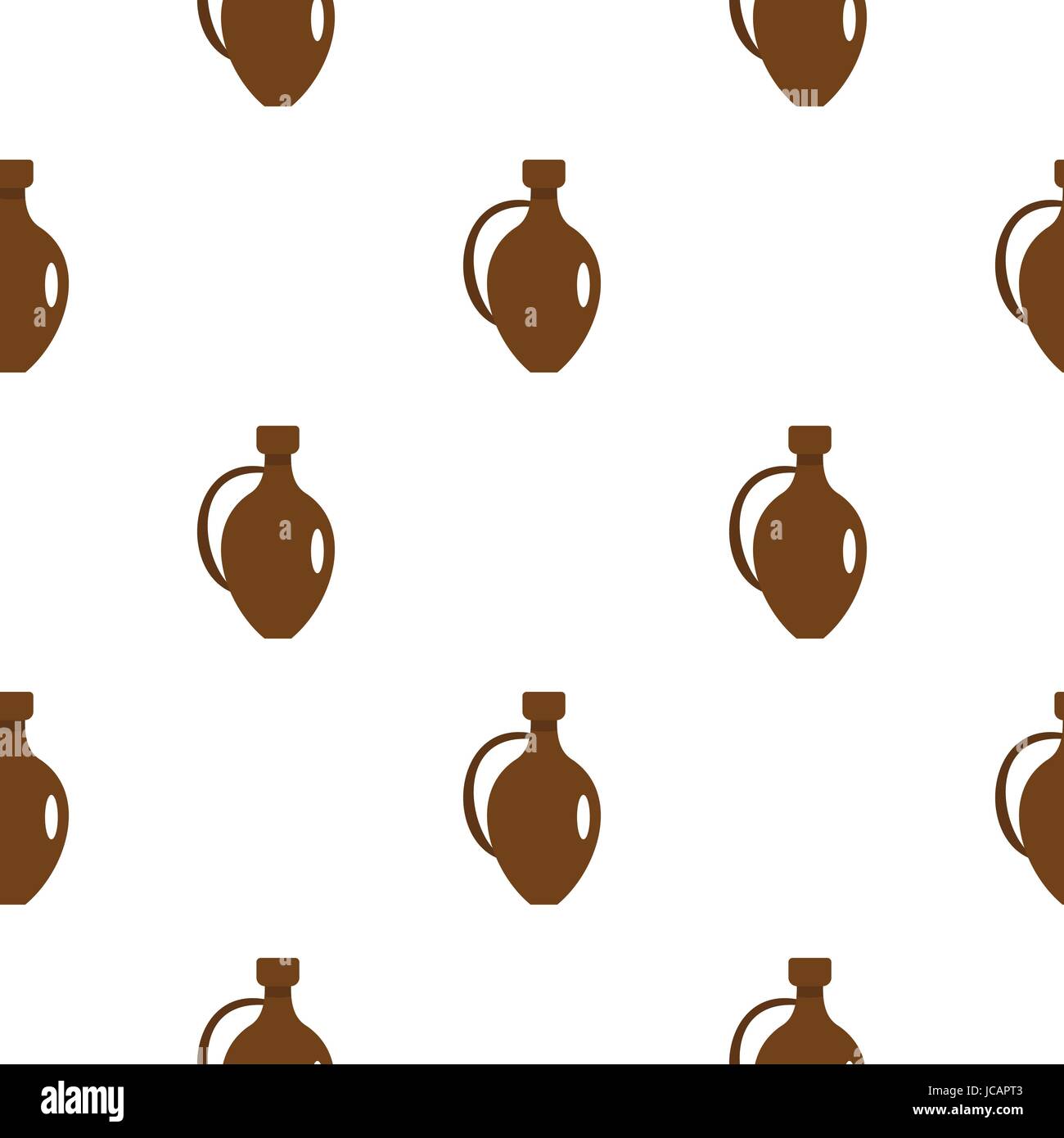 Clay wine jug pattern flat Stock Vector Image & Art - Alamy