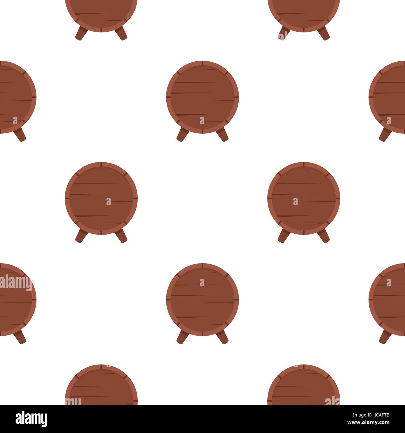 Wooden barrel on legs pattern flat Stock Vector Image & Art - Alamy