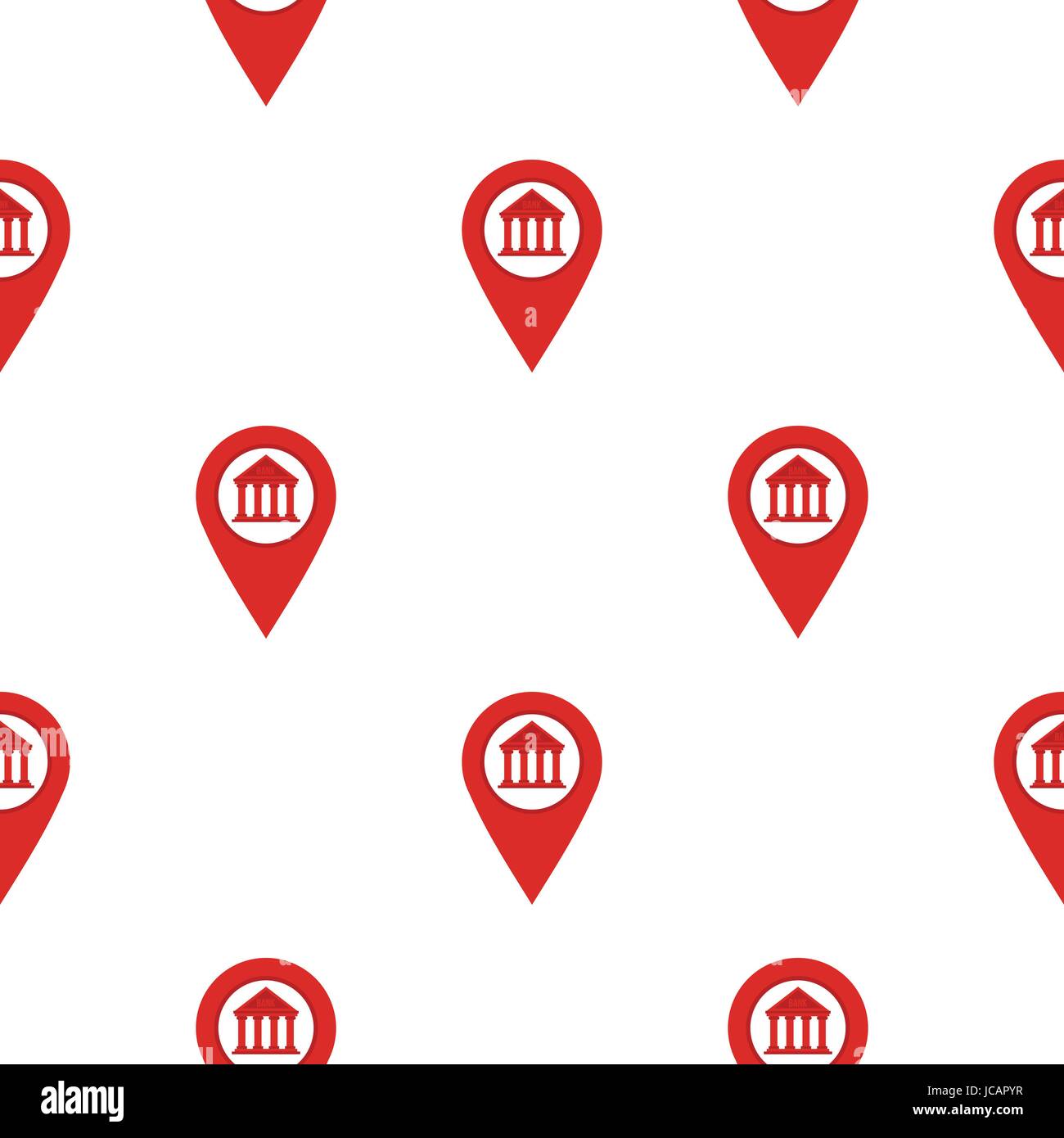 Red map pin pattern flat Stock Vector Image & Art - Alamy