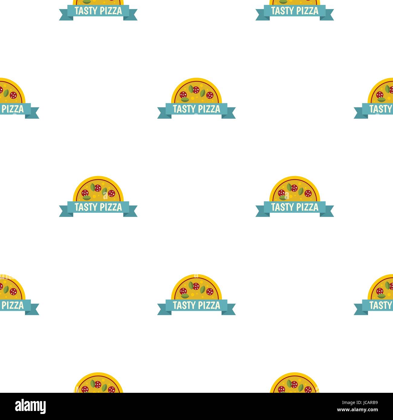 Tasty pizza label pattern flat Stock Vector Image & Art - Alamy