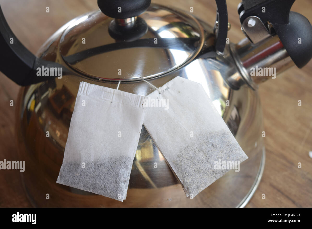 a teapot with tea filters for the healthy tea Stock Photo - Alamy