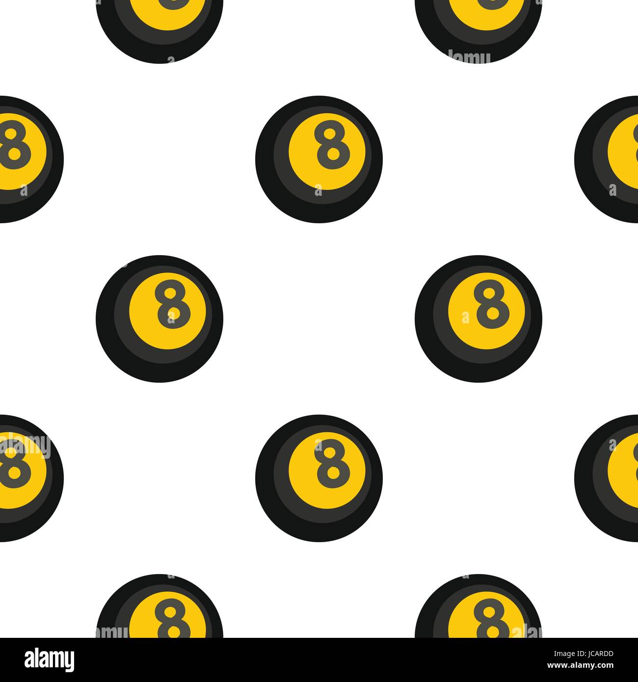 Black snooker eight pool pattern flat Stock Vector Image & Art - Alamy