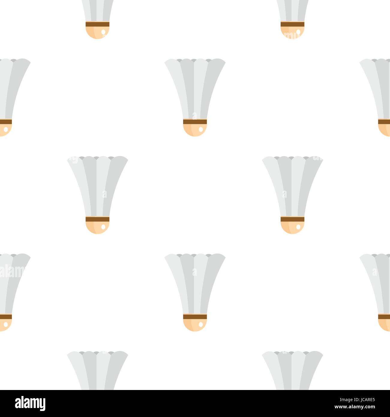 Shuttlecock for playing badminton pattern flat Stock Vector Image & Art ...