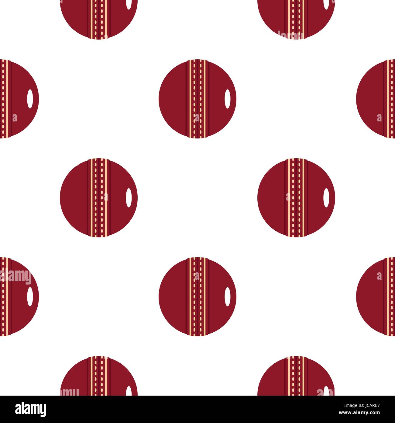 Red leather cricket ball pattern flat Stock Vector Image & Art - Alamy