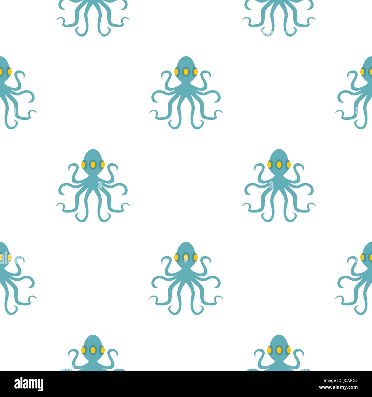 Octopus, pattern flat Stock Vector Image & Art - Alamy
