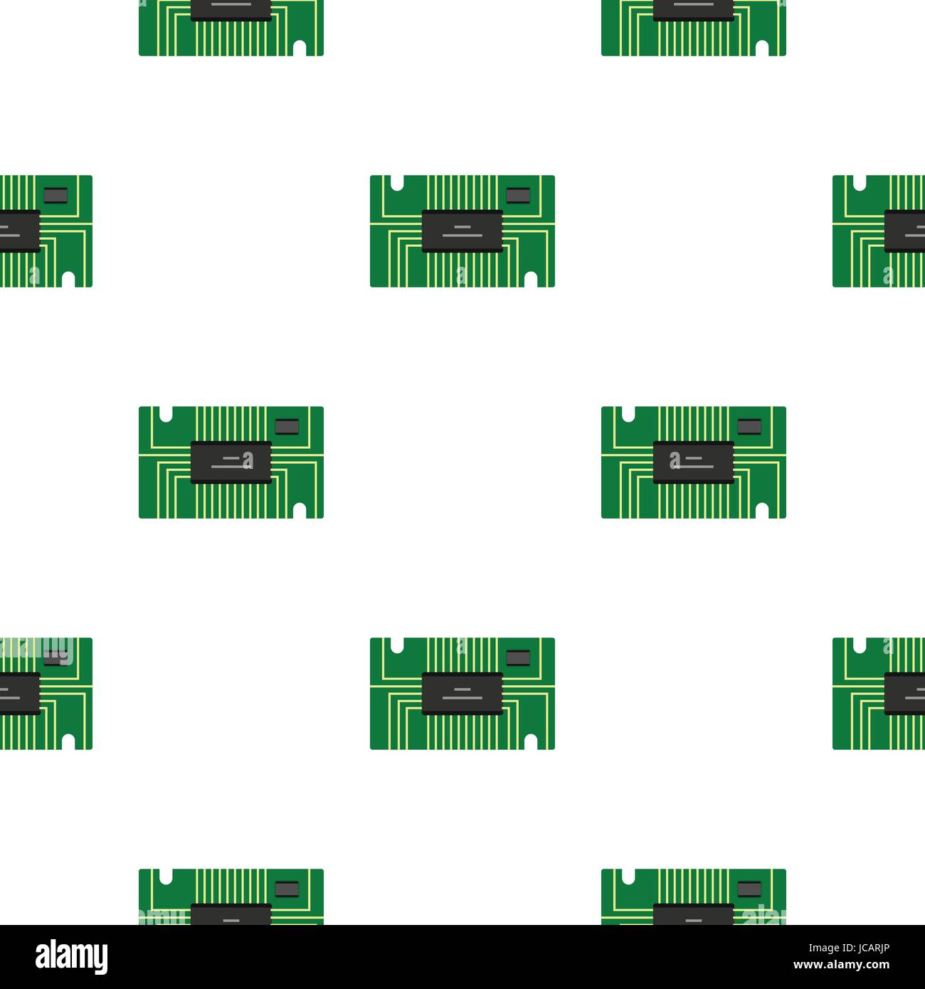 Green microchip pattern flat Stock Vector Image & Art - Alamy
