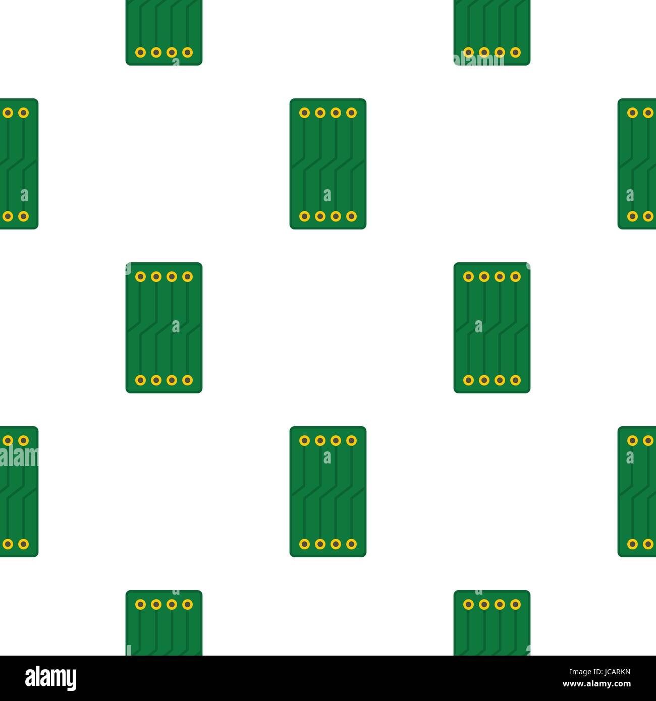 Green circuit board pattern flat Stock Vector Image & Art - Alamy