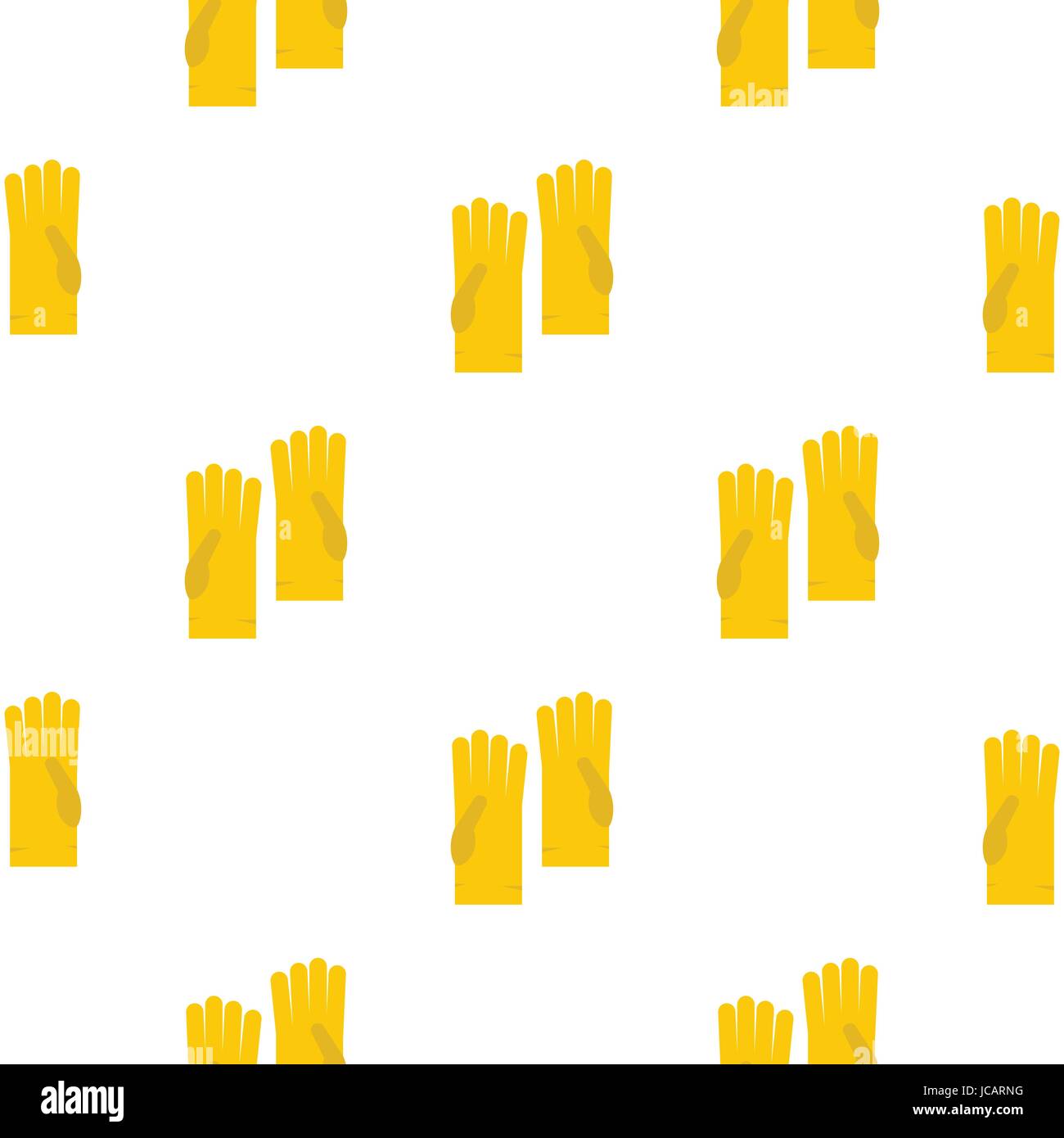 Yellow rubber gloves pattern flat Stock Vector Image & Art - Alamy