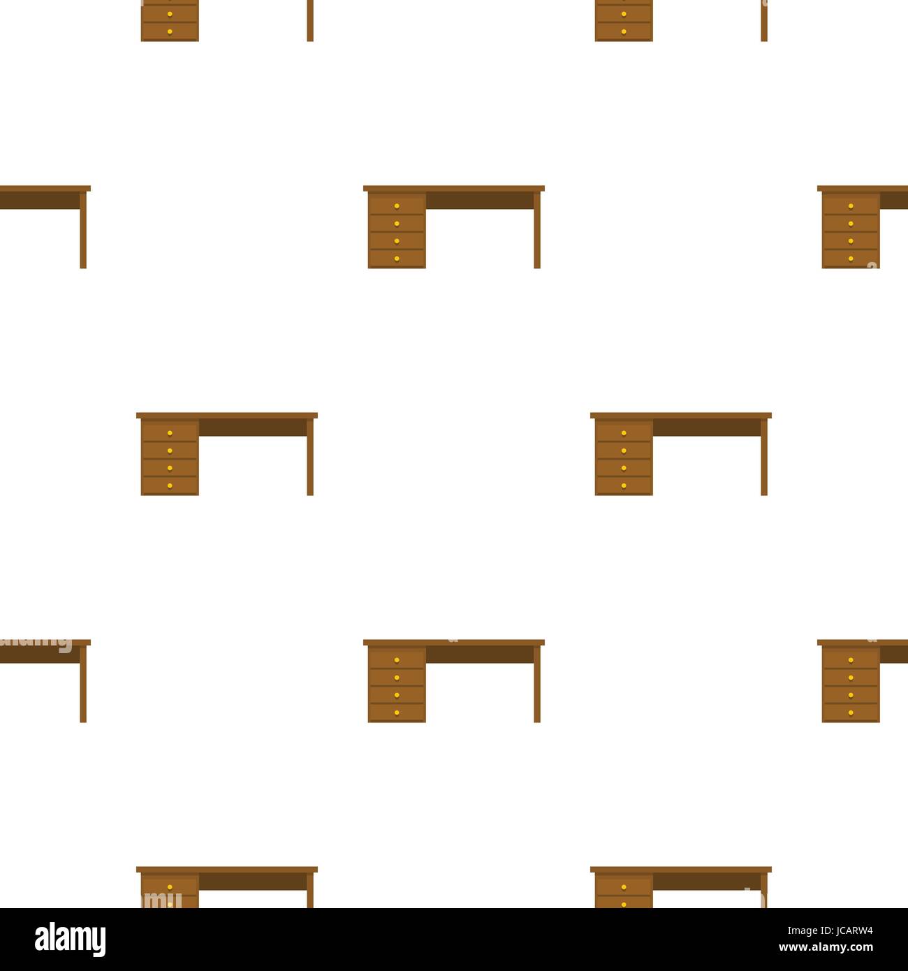 Wooden office desk pattern flat Stock Vector Image & Art - Alamy