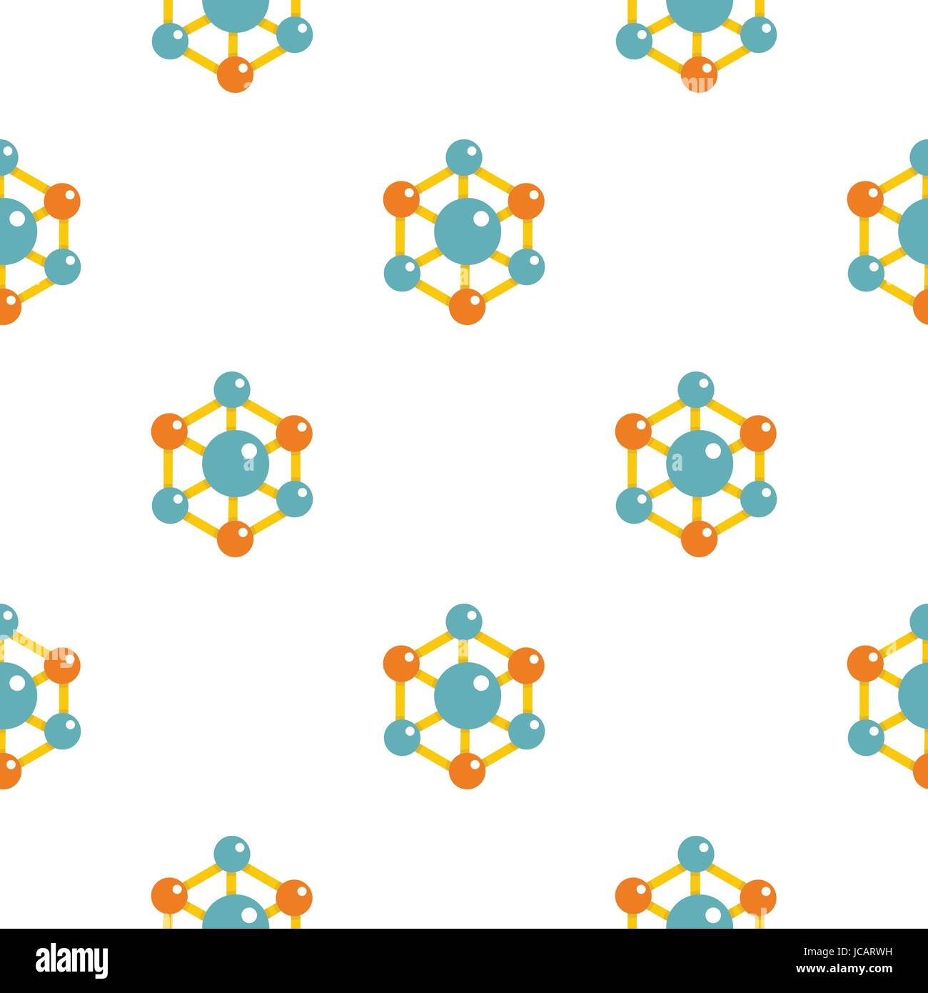 Colorful chemical and physical molecules pattern Stock Vector Image ...