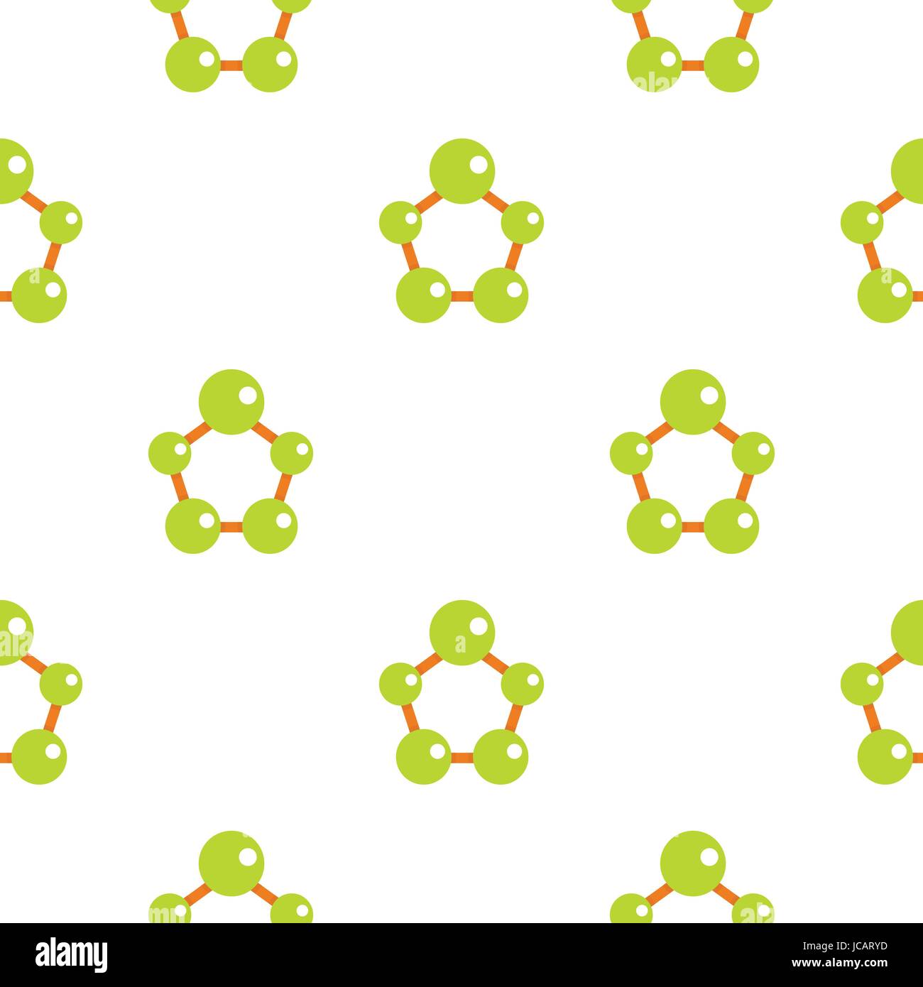 Abstract green molecules pattern flat Stock Vector Image & Art - Alamy