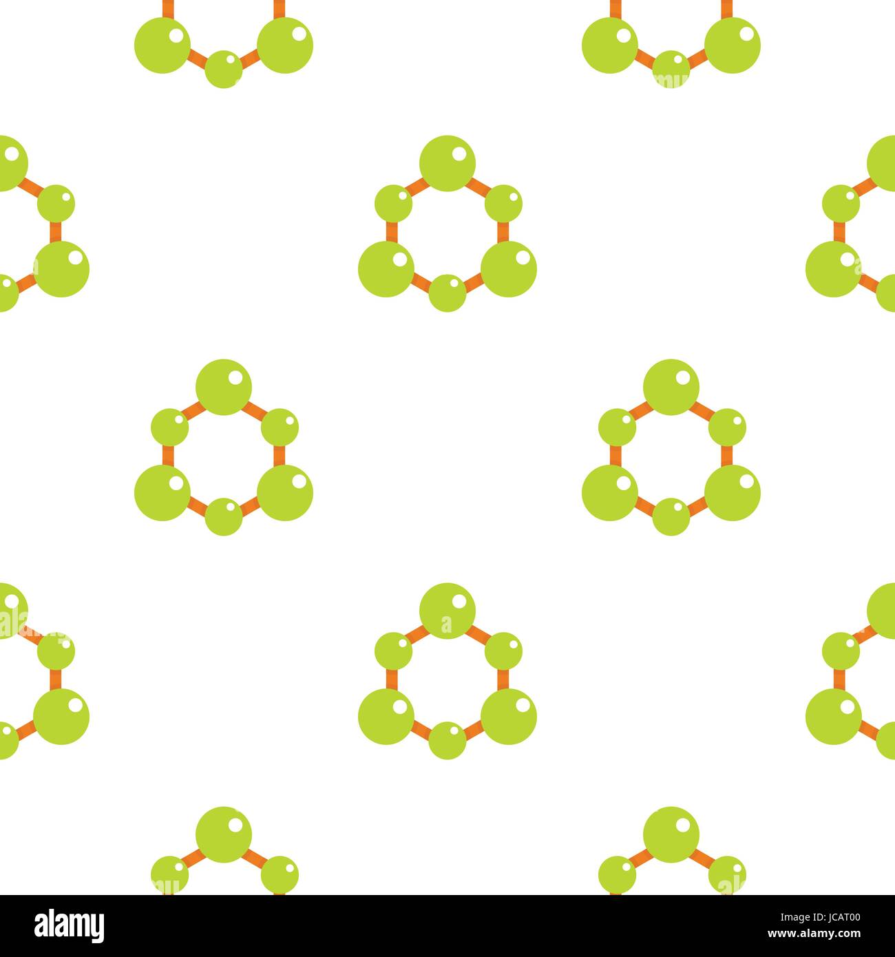 Green Molecule Structure Pattern Flat Stock Vector Image And Art Alamy