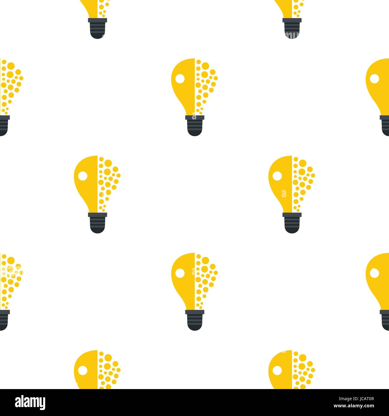 Light bulb pattern flat Stock Vector Image & Art - Alamy