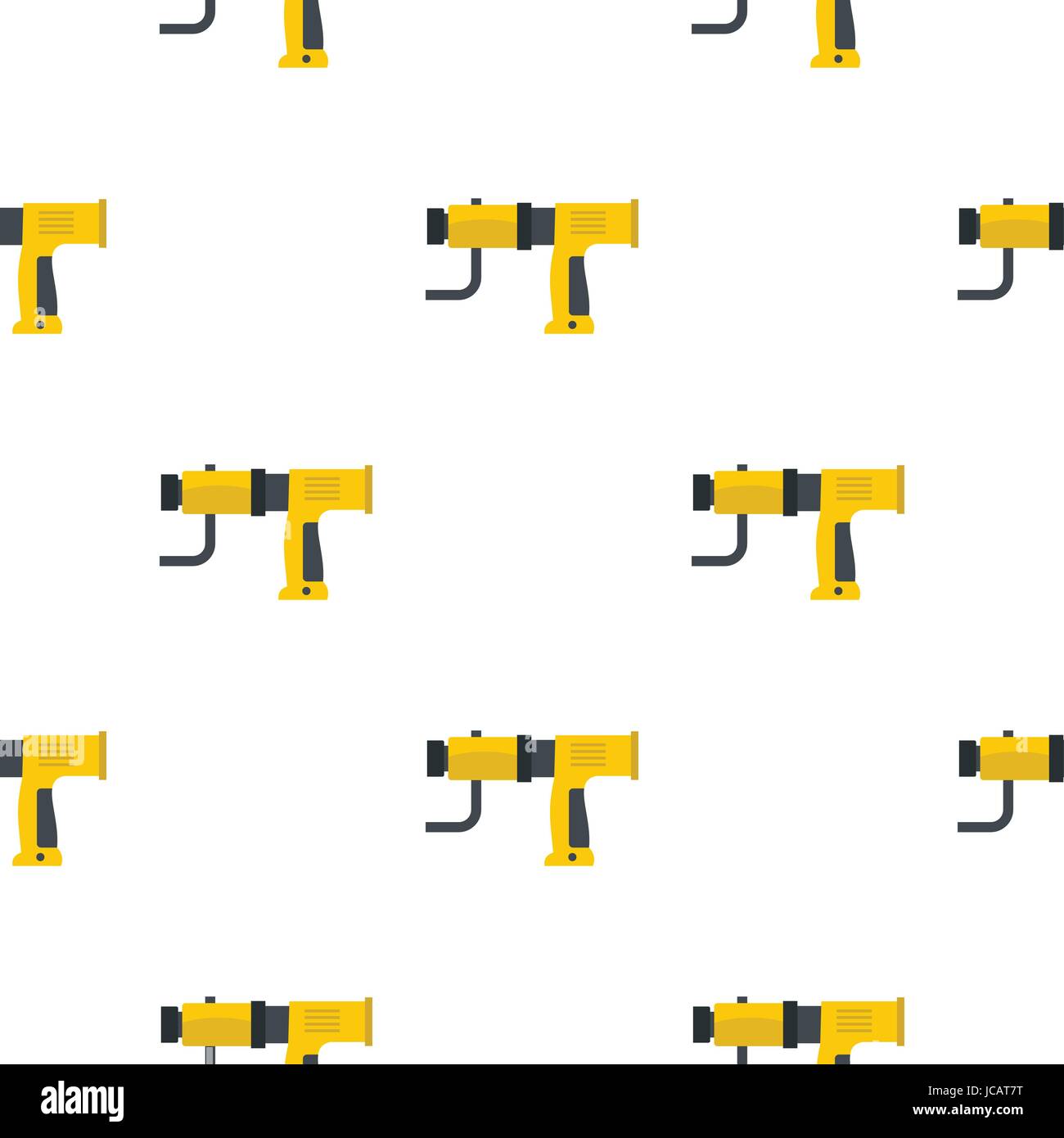 Hand power tool pattern Cut Out Stock Images & Pictures - Alamy