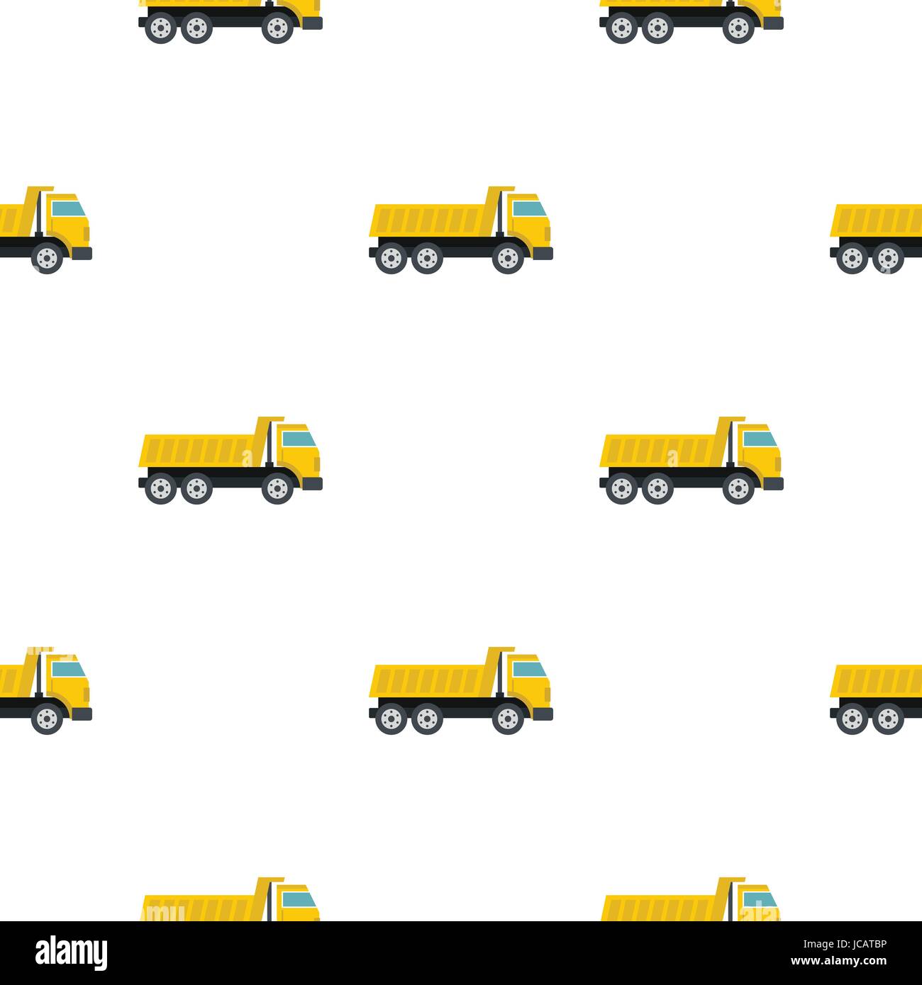 Dumper truck pattern flat Stock Vector Image & Art - Alamy