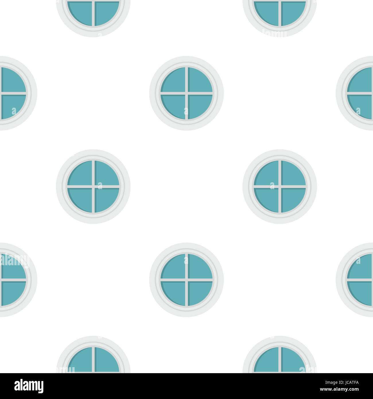 White round window pattern flat Stock Vector Image & Art - Alamy