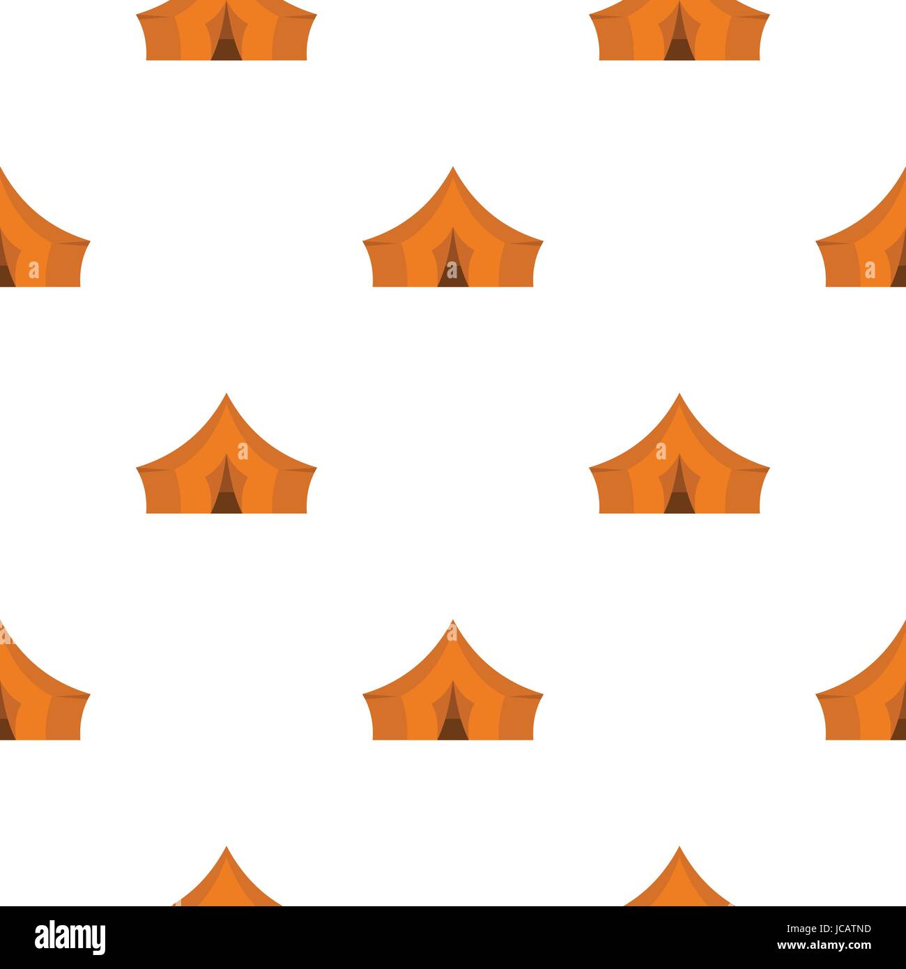 Orange tent for forest camping pattern flat Stock Vector Image & Art ...