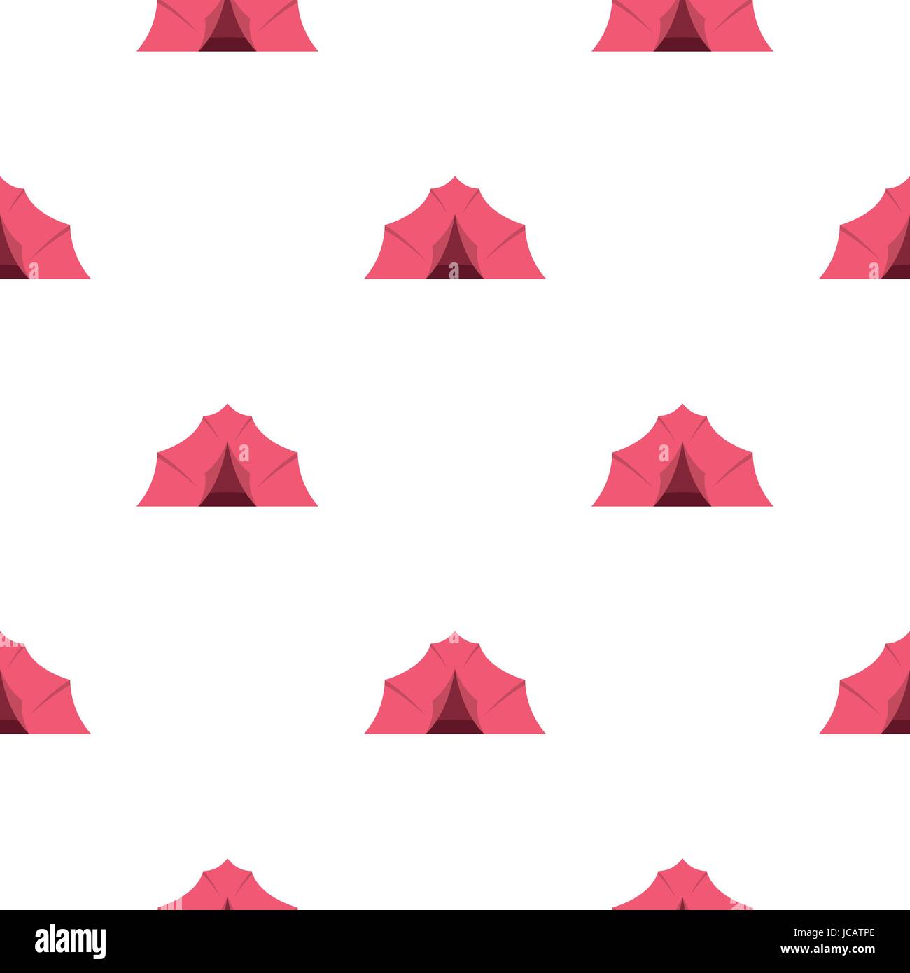 Pink tent for camping pattern flat Stock Vector Image & Art - Alamy