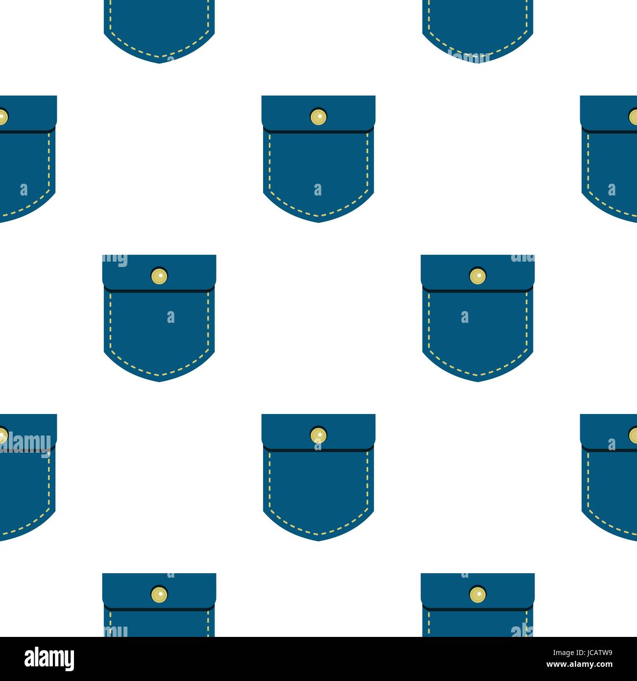 Jeans pocket pattern flat Stock Vector Image & Art - Alamy