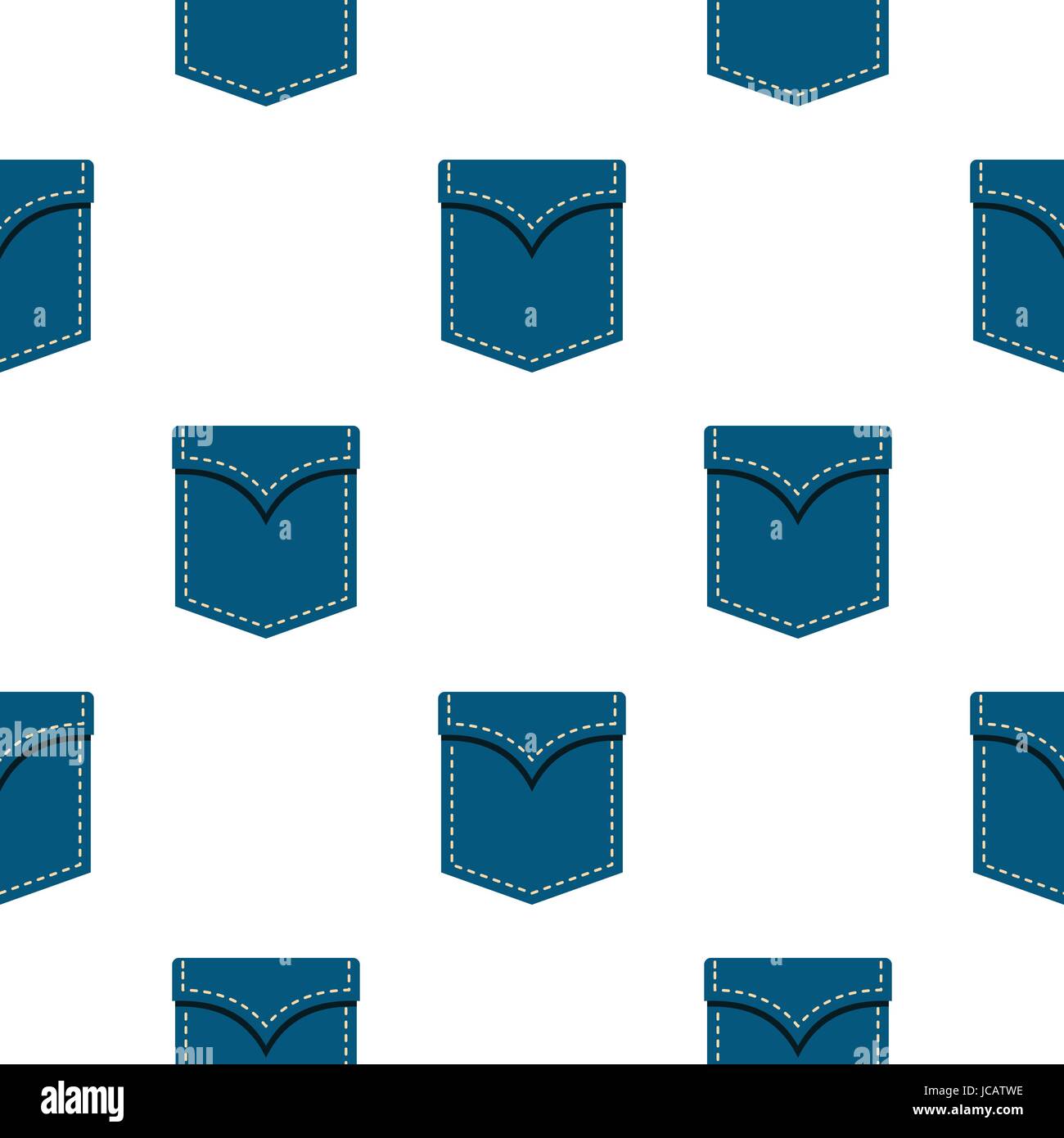 Blue pocket symbol pattern flat Stock Vector Image & Art - Alamy