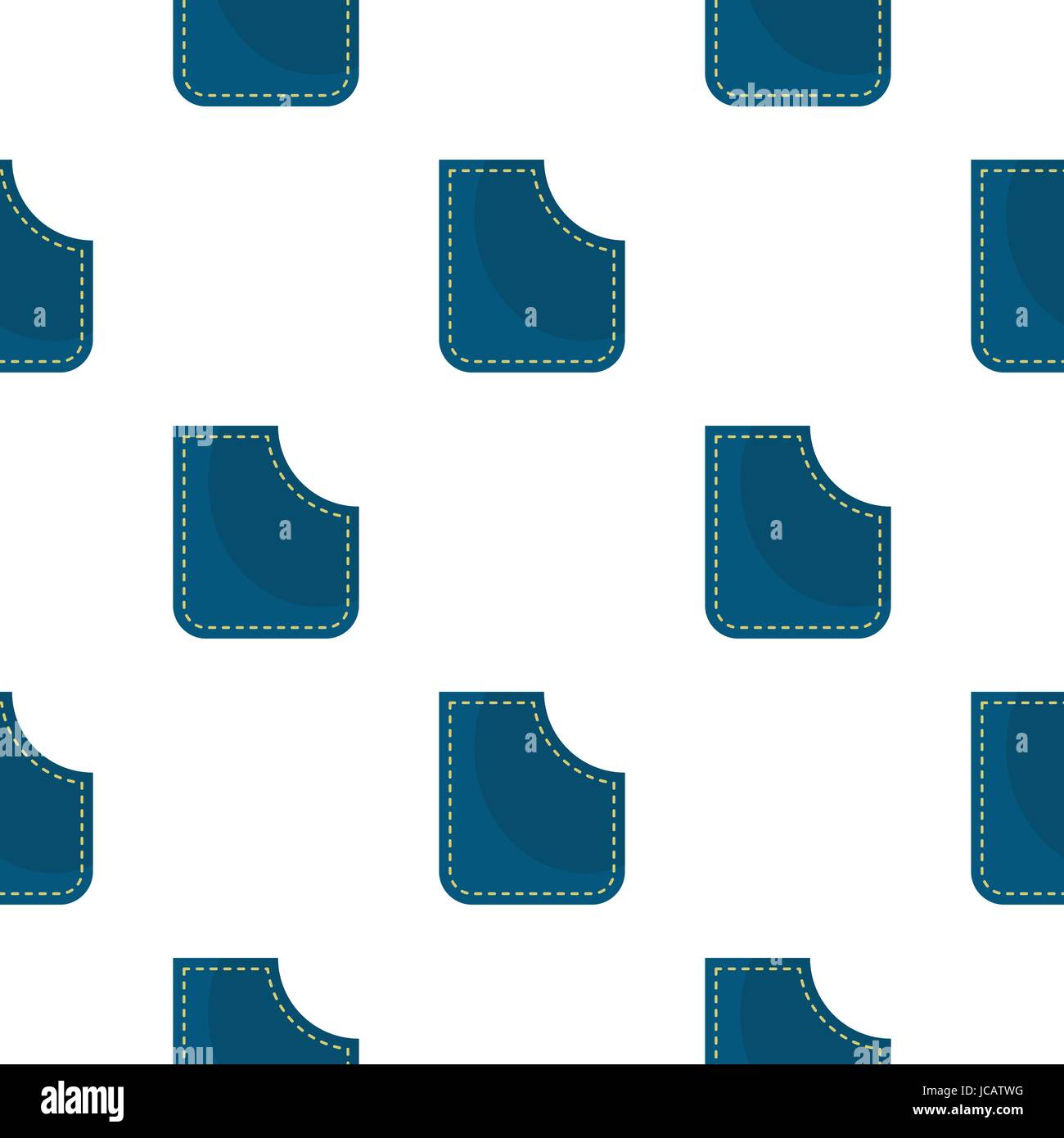 Blue pocket pattern flat Stock Vector Image & Art - Alamy