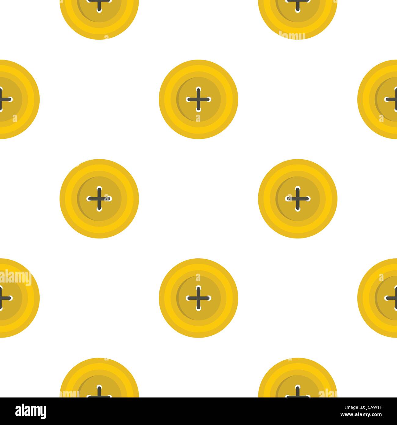 Yellow round sewing button pattern flat Stock Vector Image & Art - Alamy