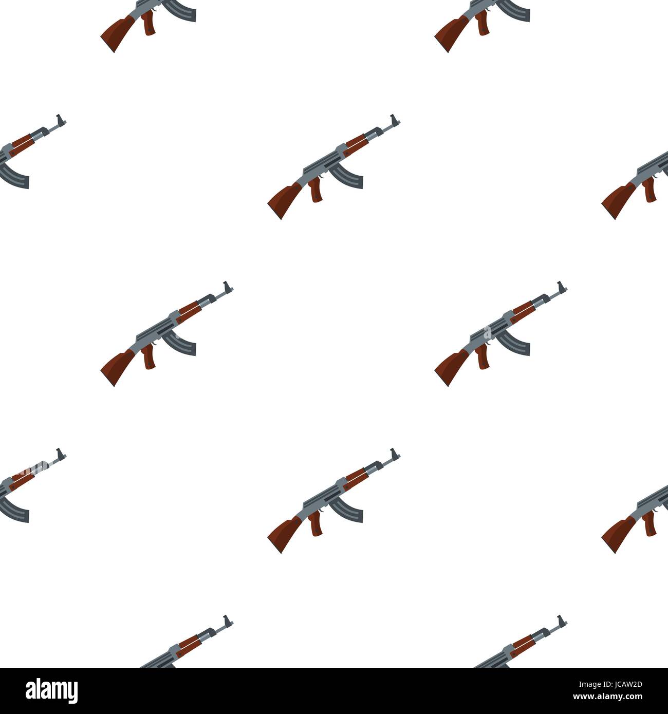 Submachine gun pattern flat Stock Vector Image & Art - Alamy