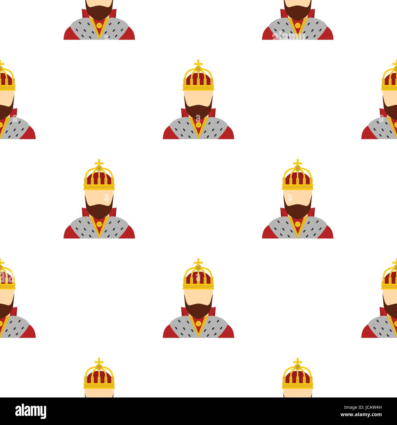 King pattern flat Stock Vector Image & Art - Alamy