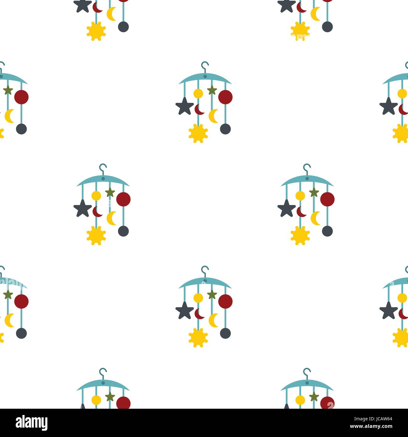 Baby bed carousel pattern flat Stock Vector Image & Art - Alamy