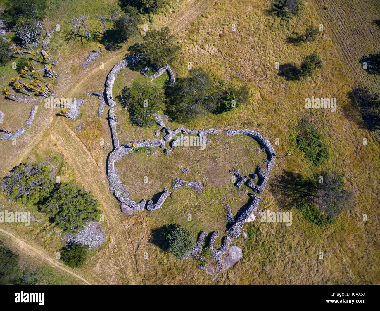 The Great Zimbabwe Ruins seen from above Stock Photo - Alamy