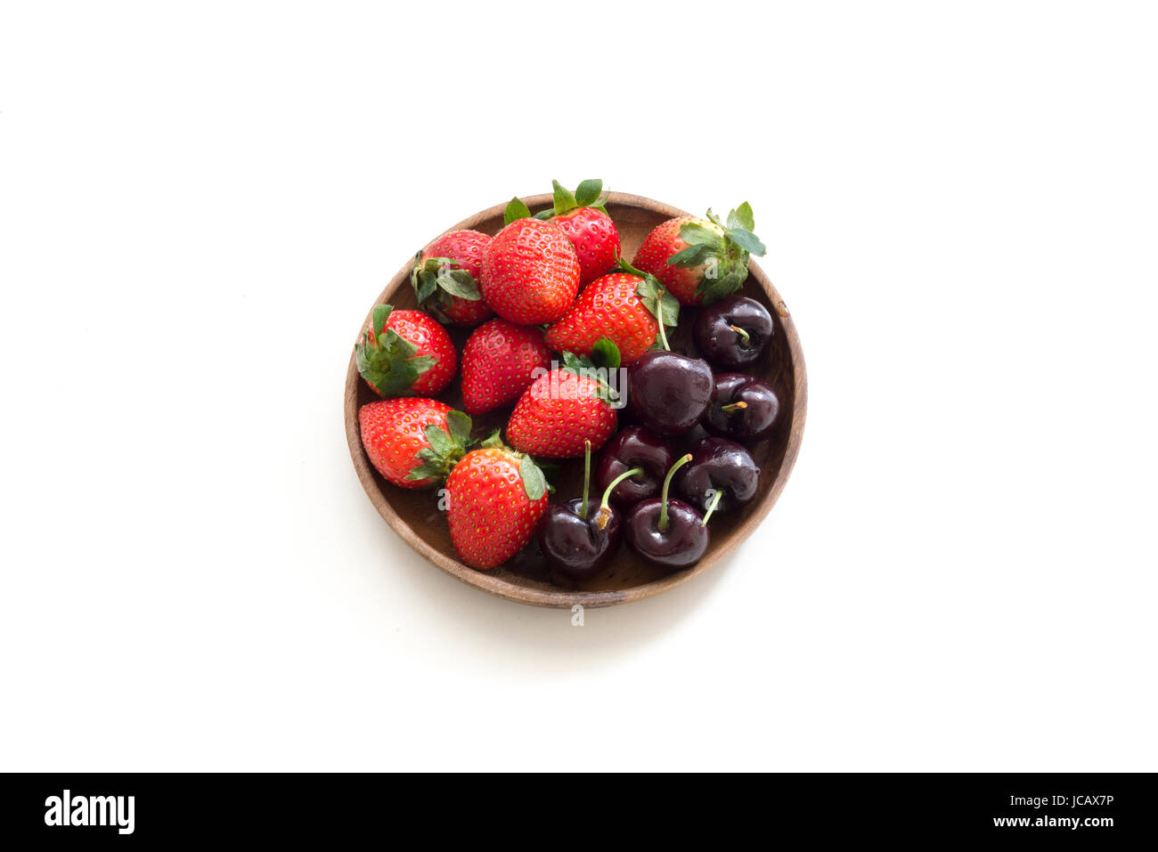 Fresh Fruit Platter, strawberry and cherry Stock Photo - Alamy