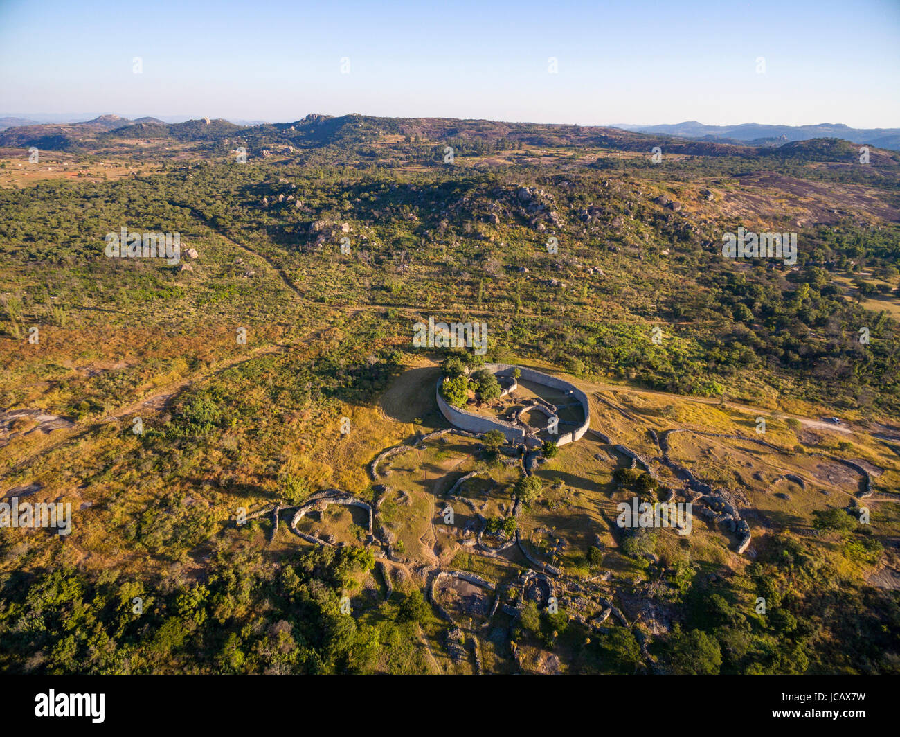 Great zimbabwe aerial hi-res stock photography and images - Alamy