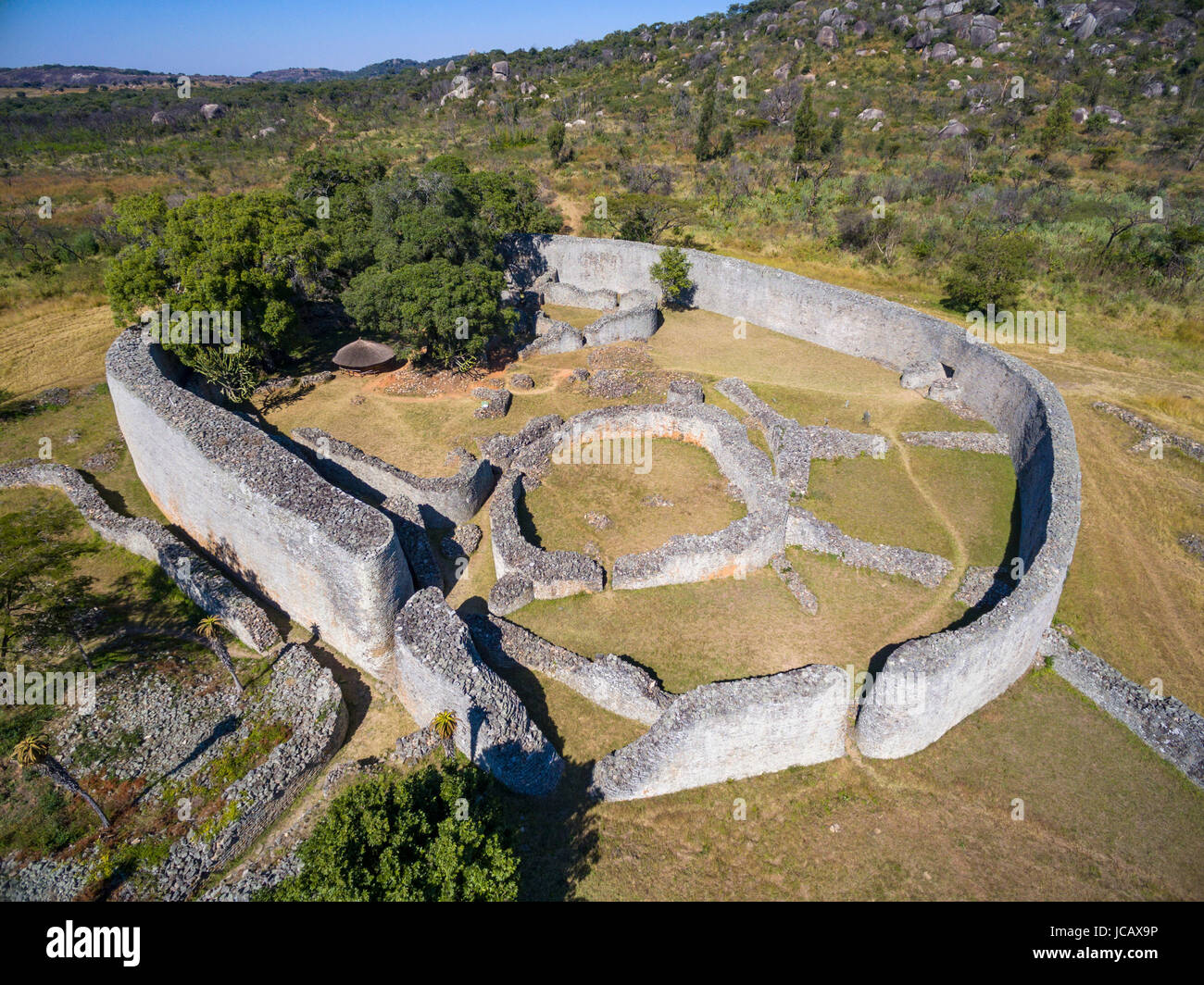 The Great Enclosure at Great Zimbabwe Ruins, Zimbabwe Stock Photo - Alamy