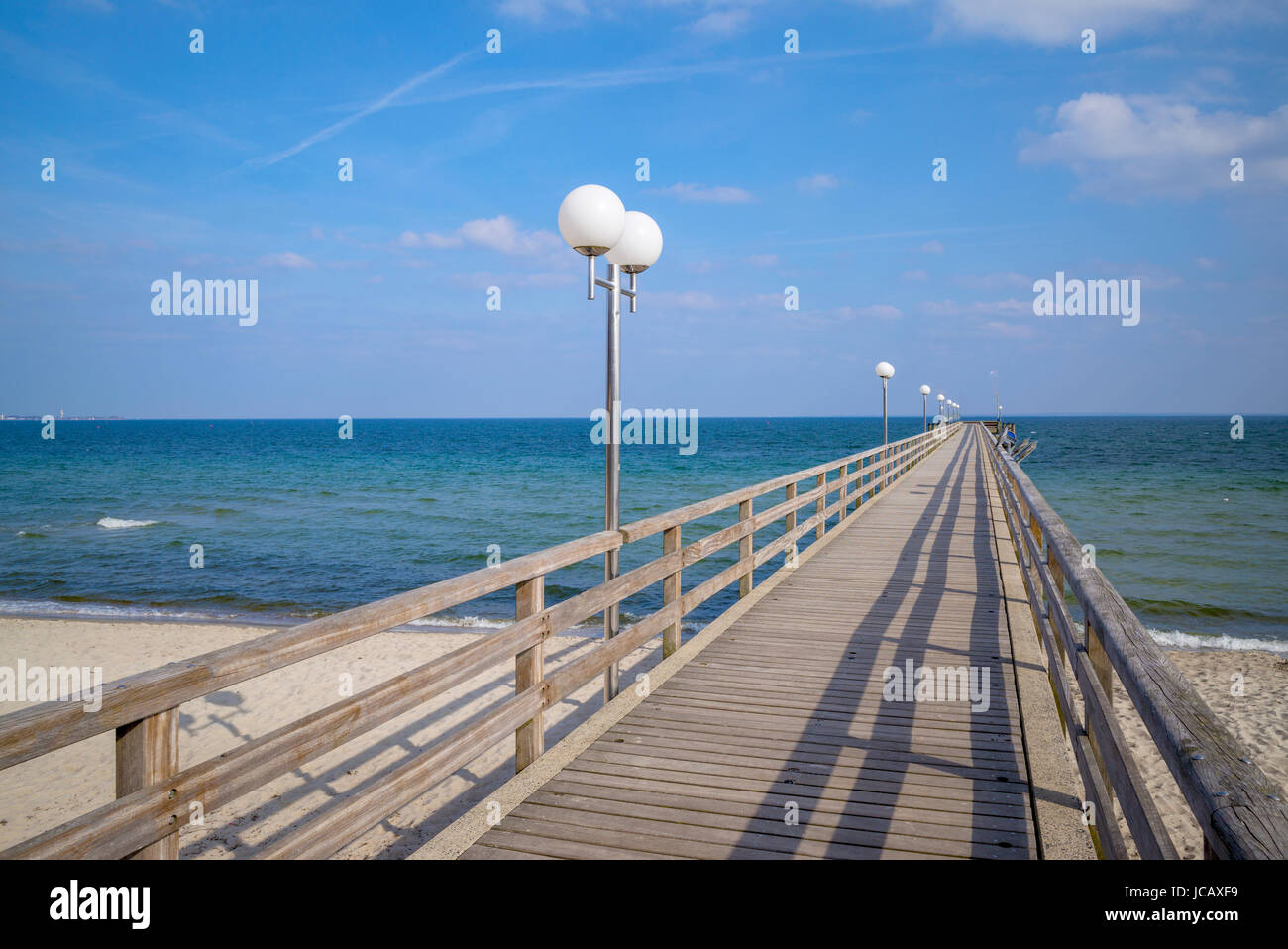 Seebrücke in Haffkrug, Schleswig-Holstein, Deutschland Stock Photo - Alamy