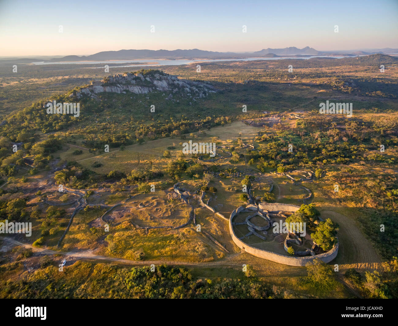Great zimbabwe aerial hi-res stock photography and images - Alamy