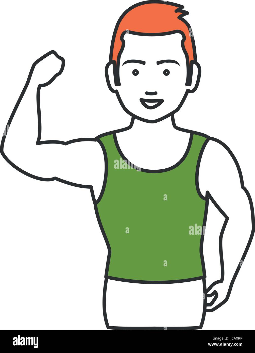 athletic man character icon Stock Vector Image & Art - Alamy