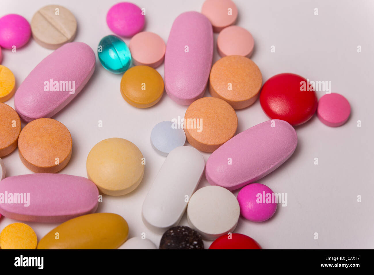 different Tablets pills capsule heap mix therapy drugs Stock Photo - Alamy