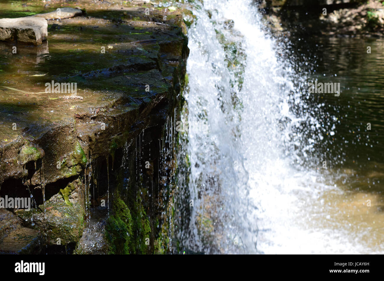 Waterfall at Nerstrand Big Woods State Park in Minnesota Stock Photo ...
