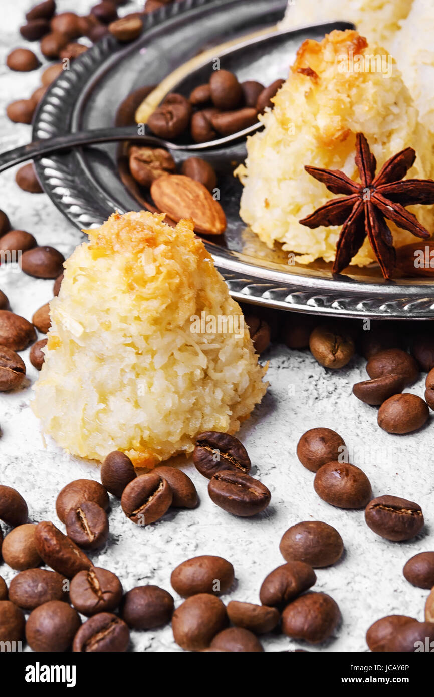 Truffle cake with taste of spices and coffee aroma Stock Photo - Alamy