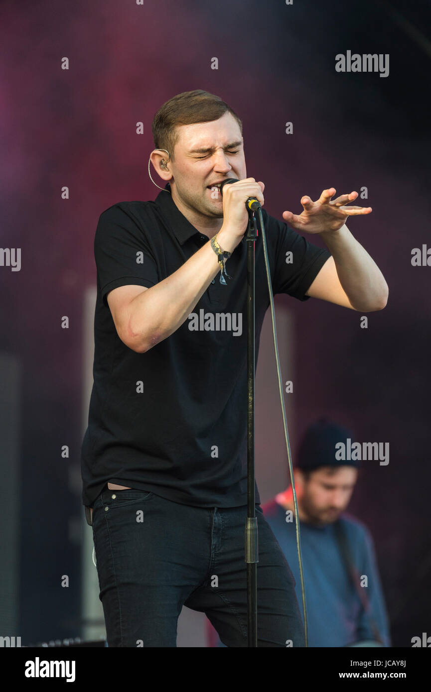 Thornhill, Scotland, UK - August 27, 2016: James Graham, vocalist with ...