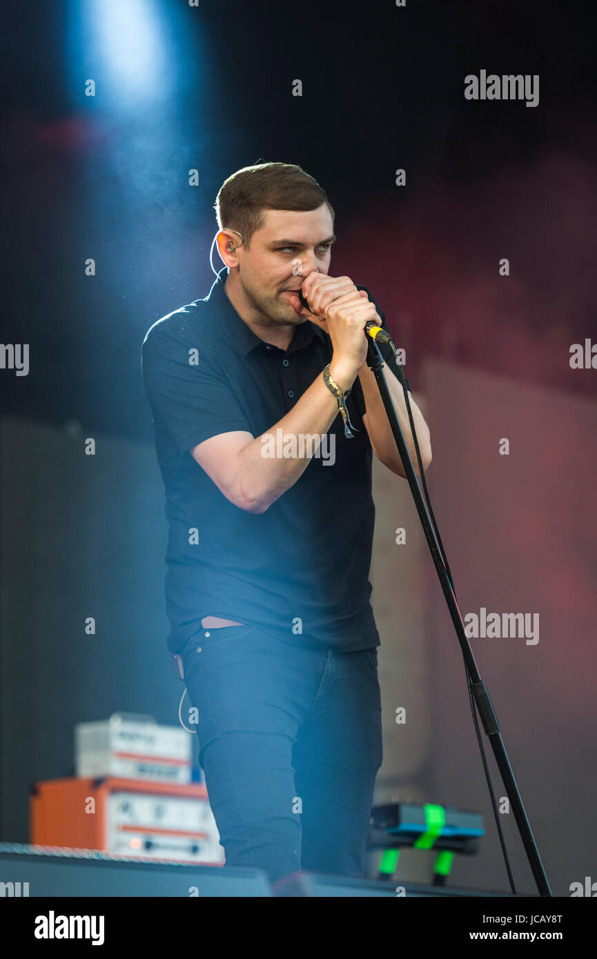 Thornhill, Scotland, UK - August 27, 2016: James Graham, vocalist with ...